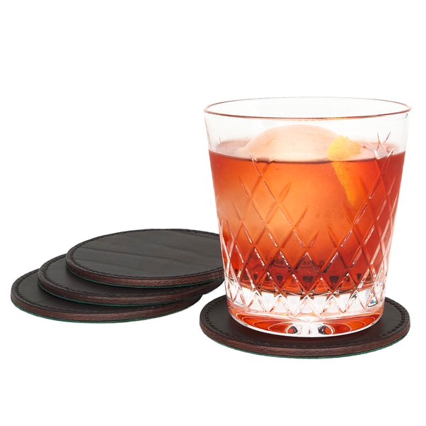 Bleecker coasters round – Hanson of London